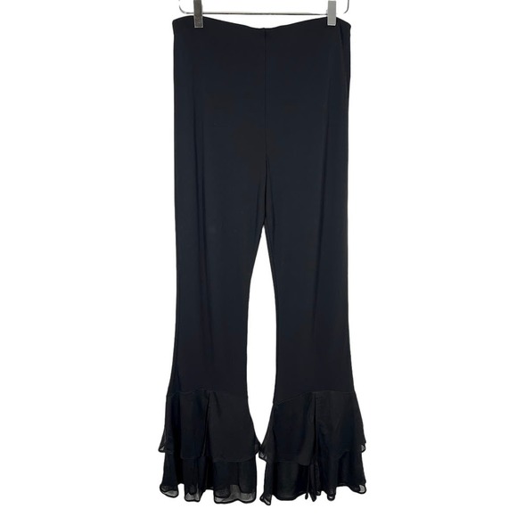 Orna Farho | Pants & Jumpsuits | Orna Farho Paris Womens Ruffled Flared ...